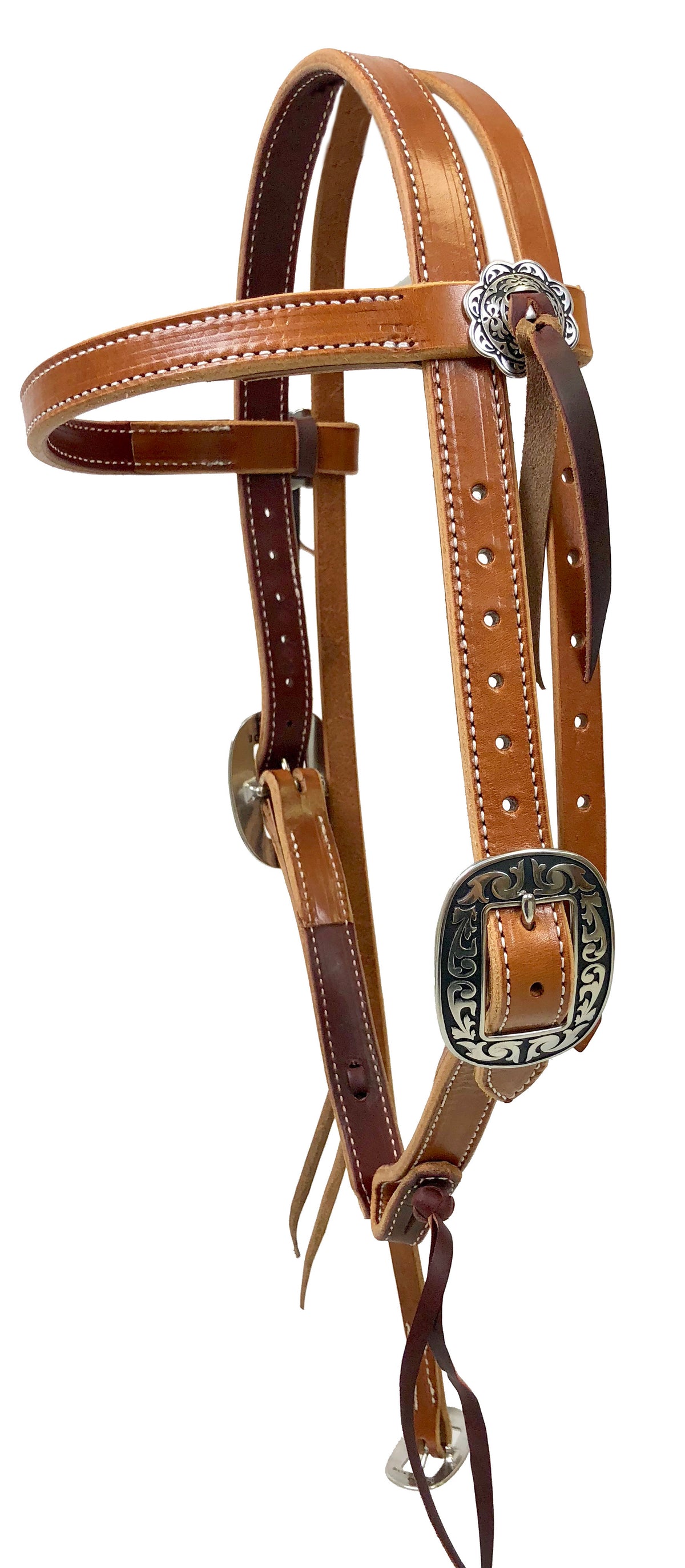 Mahogany Leather Headstall – Colorado Saddlery