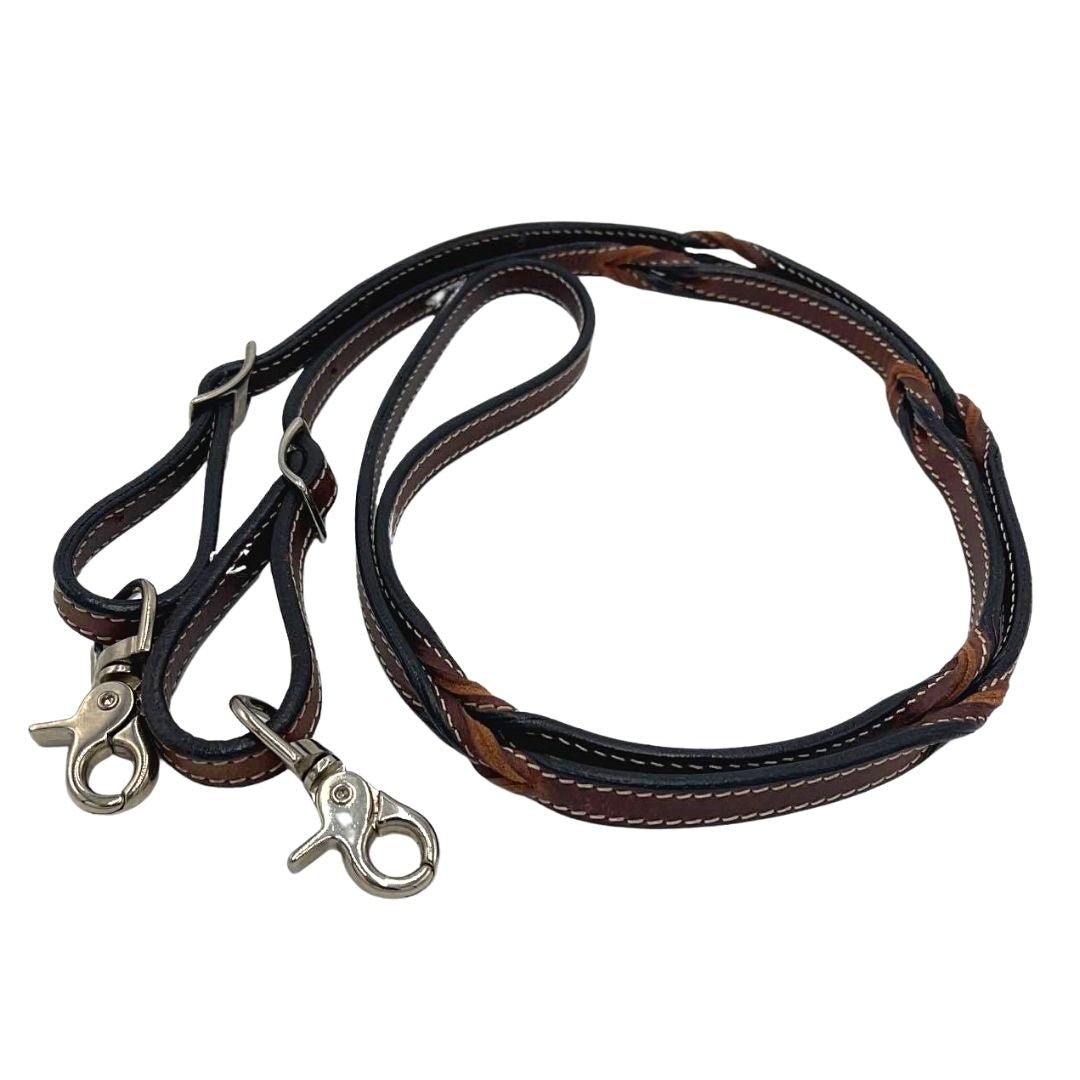 Twisted Leather Roping Rein – Colorado Saddlery